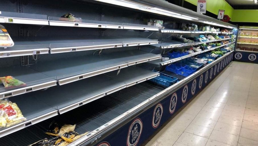 Prazni rafovi u Briselu: Prodavnice opustošene | BN