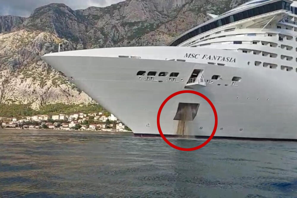 Kruzer u Boku kotorsku ispušta prljavu vodu?! | BN