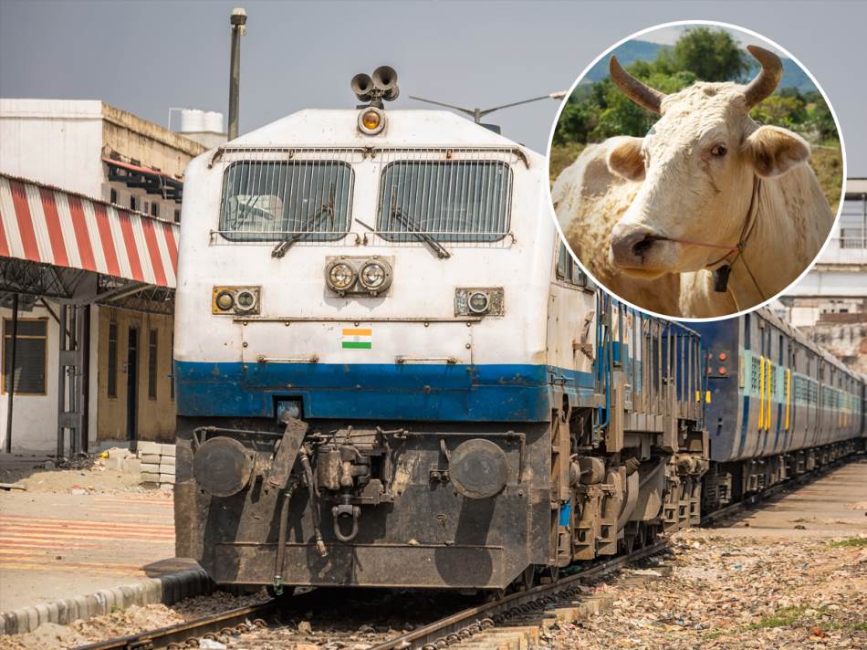 Ubila ga "leteća" krava dok je vršio nuždu na pruzi!? | BN