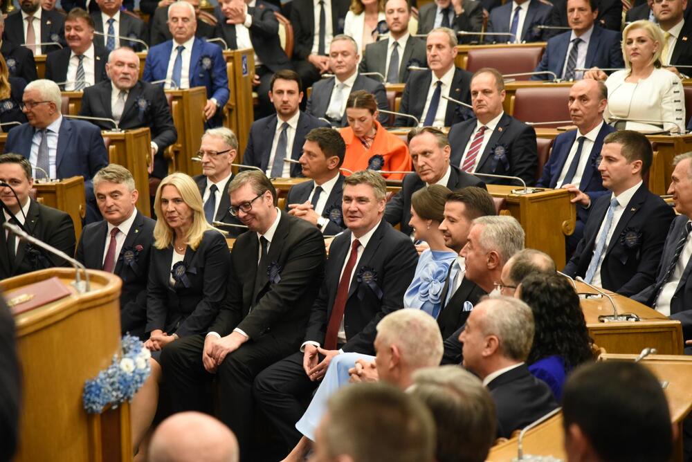 Vučić u Podgorici prisustvuje inauguraciji Jakova Milatovića | BN Vučić u Podgorici prisustvuje inauguraciji Jakova Milatovića | BN