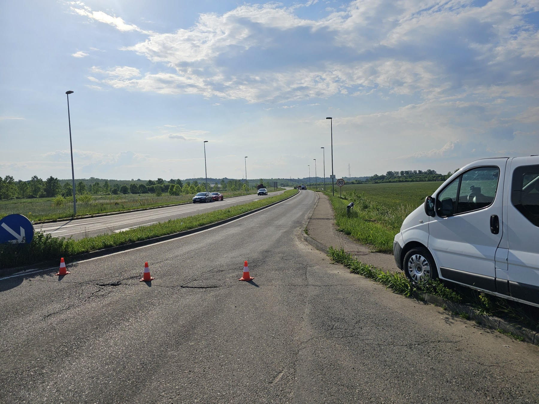 Automobil sletio s puta, zaustavljen saobraćaj kod Bijeljine | BN