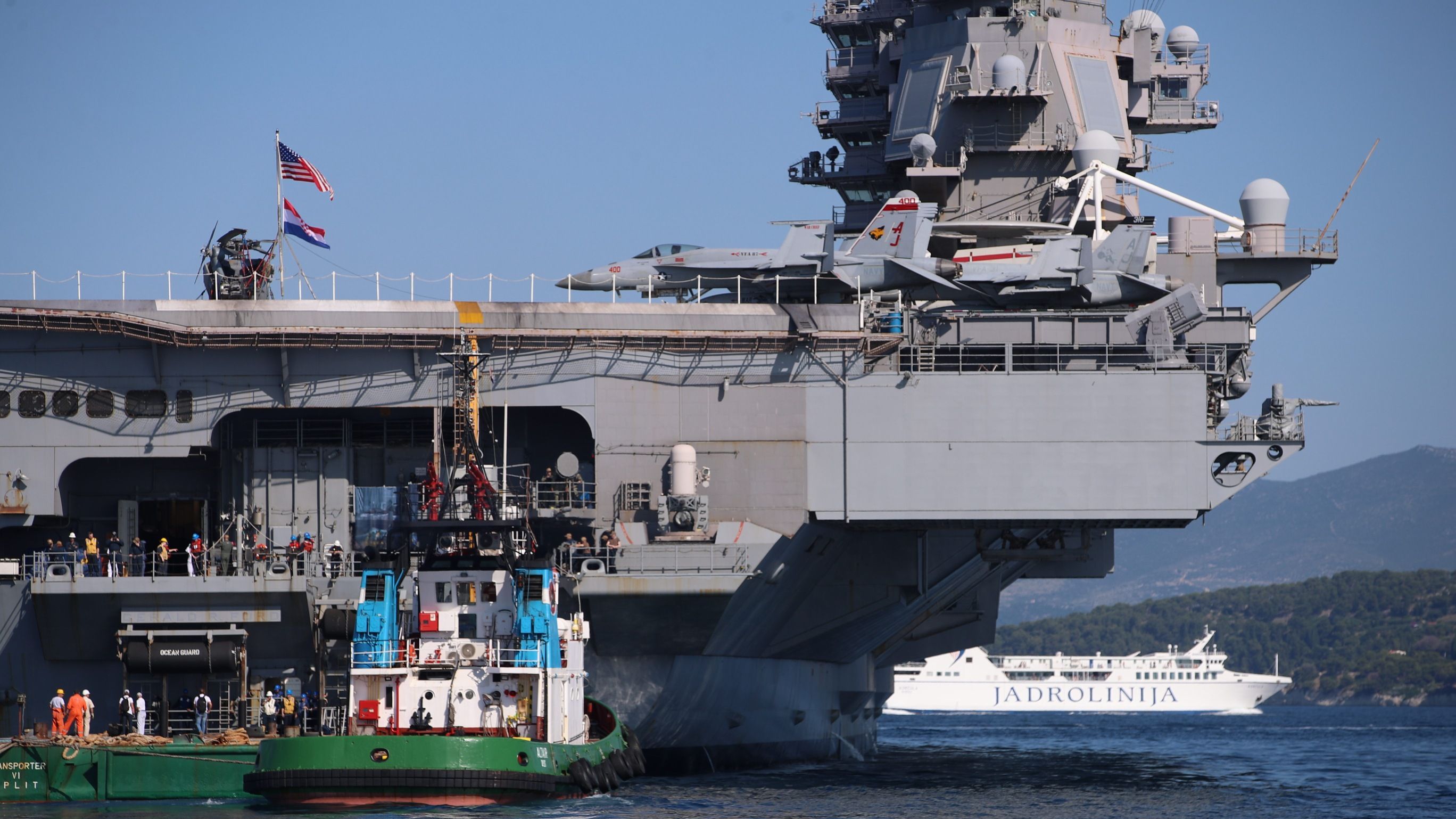 U Split uplovio ogromni američki nosač aviona | BN