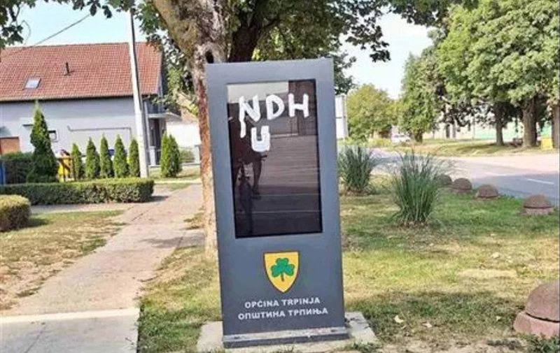 U hrvatskom selu Bobota ispisan ustaški simbol | BN