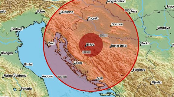 Snažan zemljotres pogodio Hrvatsku, osjetio se i u BiH | BN Snažan zemljotres pogodio Hrvatsku, osjetio se i u BiH | BN