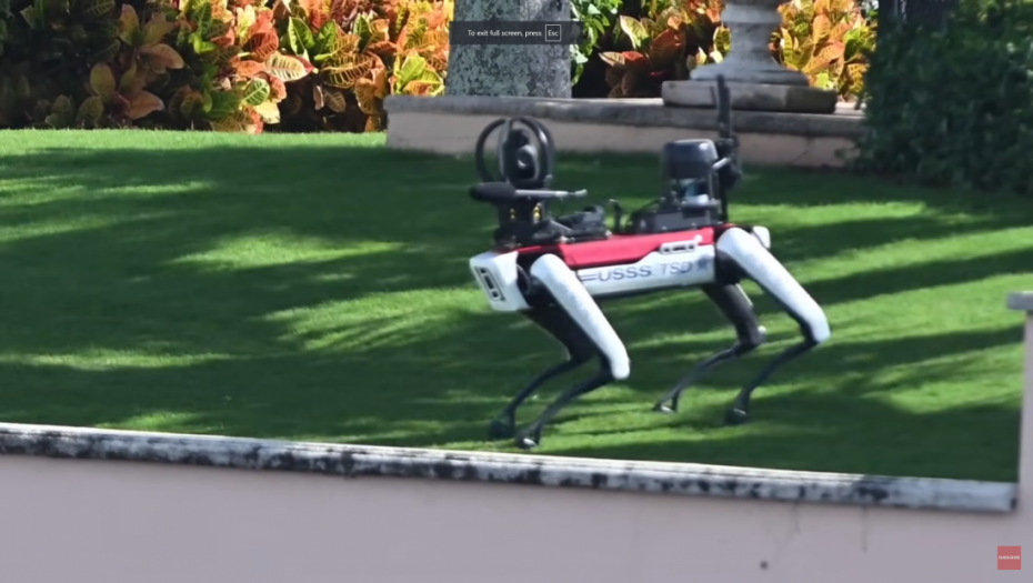 Psi roboti su raspoređeni da čuvaju Trampa | BN