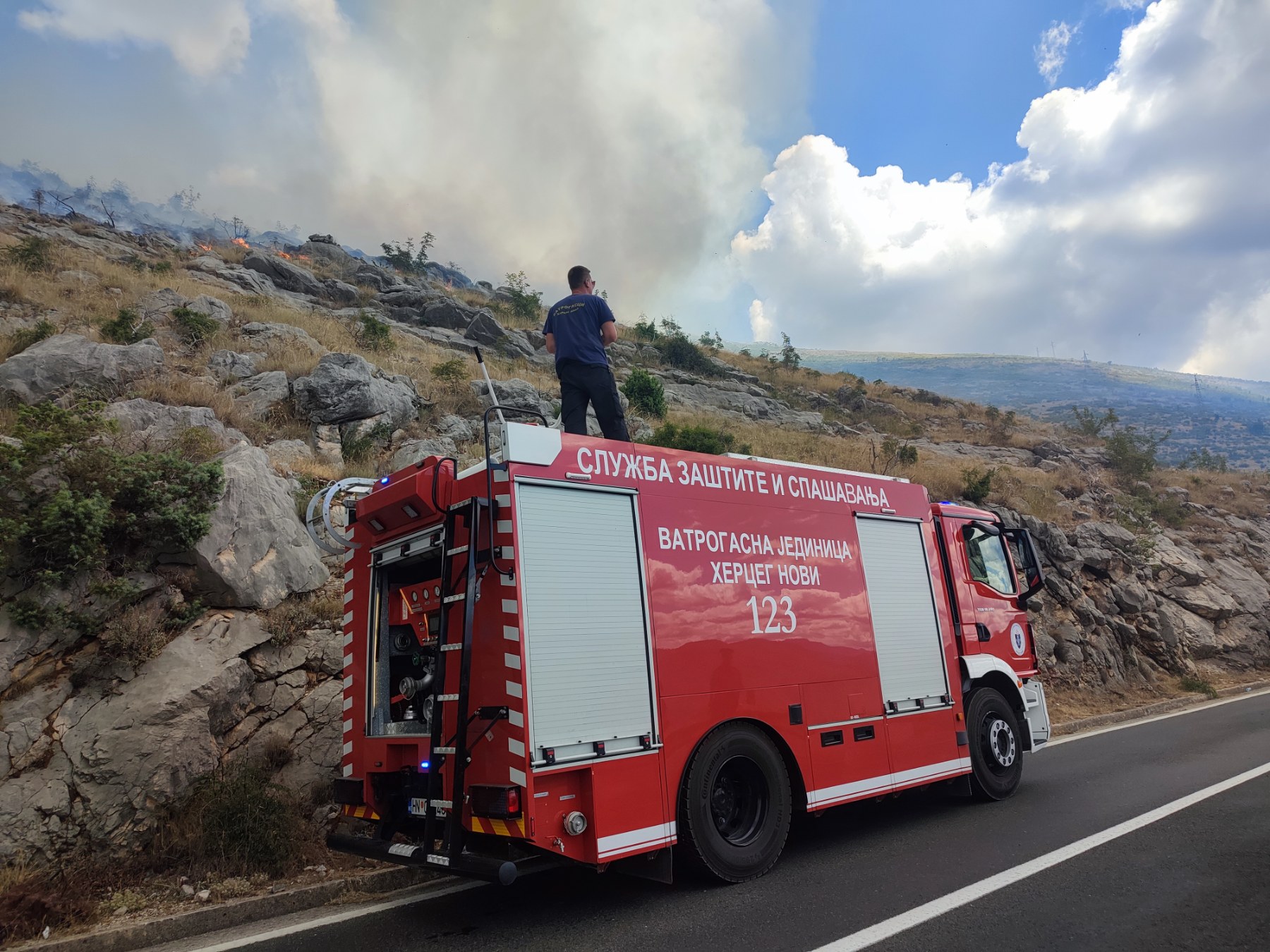 Bekan: Situacija na požarištu oko Trebinja je stabilna | BN