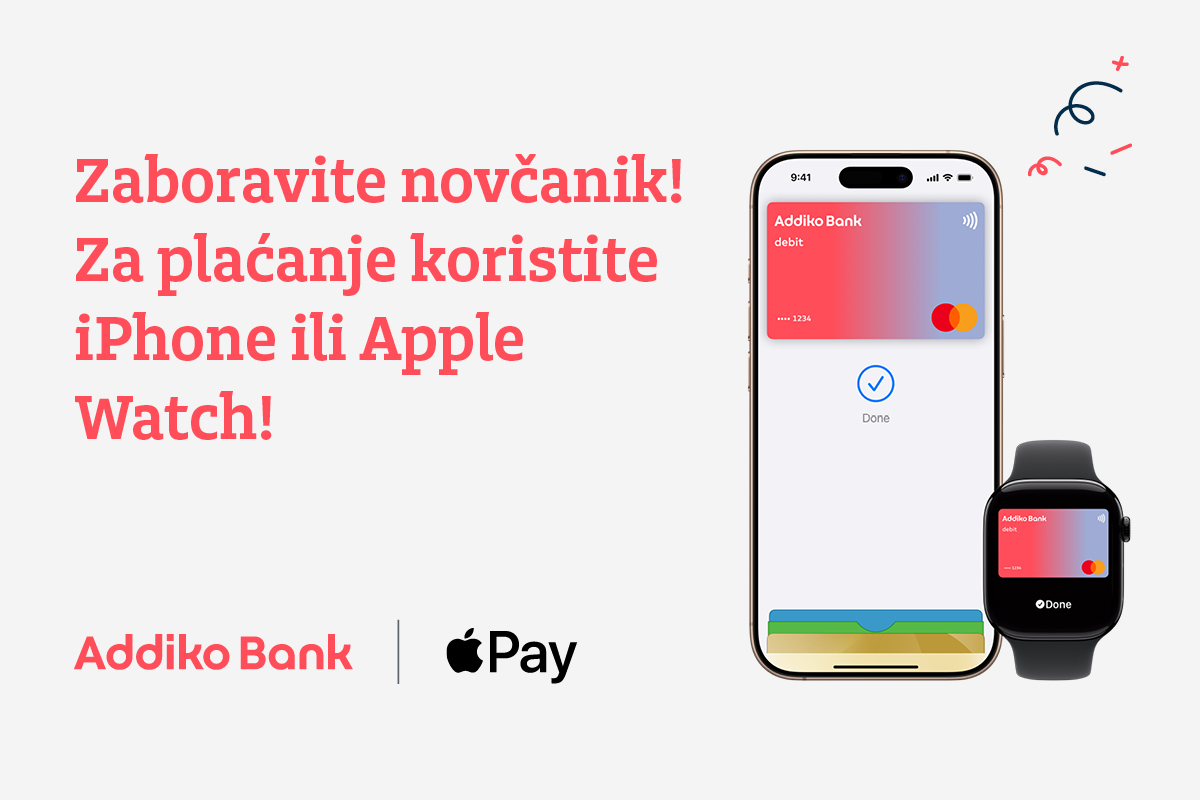 Addiko Bank donosi Apple Pay svojim klijentima | BN